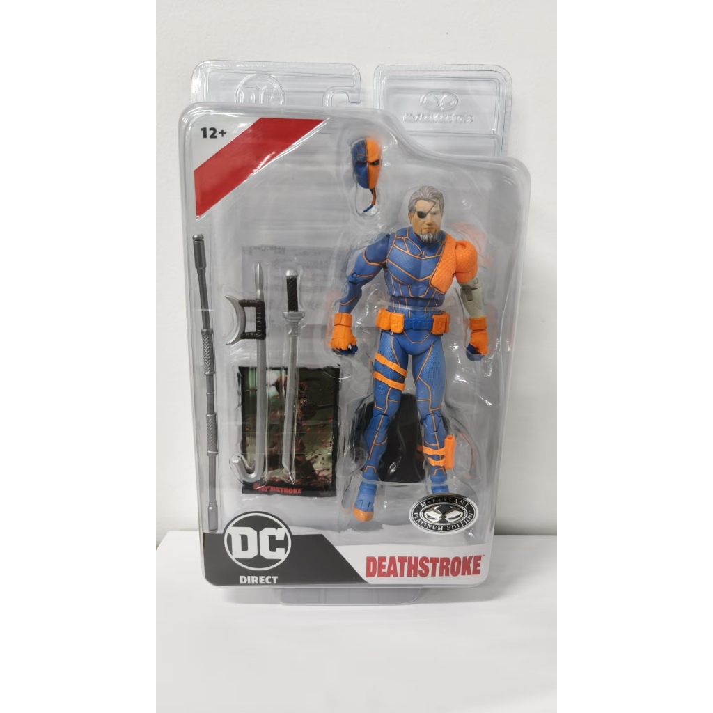 McFarlane toys Deathstroke Robin Platinum Edition DC Multiverse Coleção ...