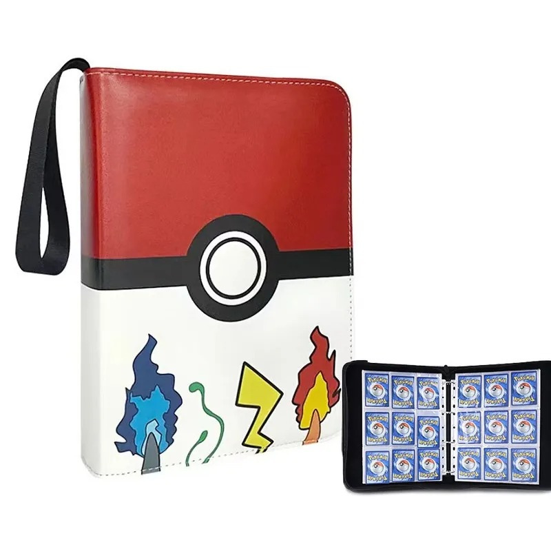 3x3900/400pcs Porta-Cartões Pokémon Anime Game Binder Com 3x3900/400pcs Porta-Cartões Pokémon Anime Game Binder Com