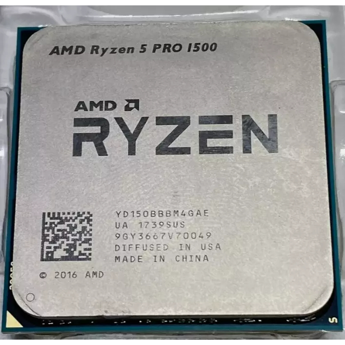 Ryzen 5 Pro 1500-CPU R5 Do Processador Quad-Core AM4 De 3.5 GHz Usada ...