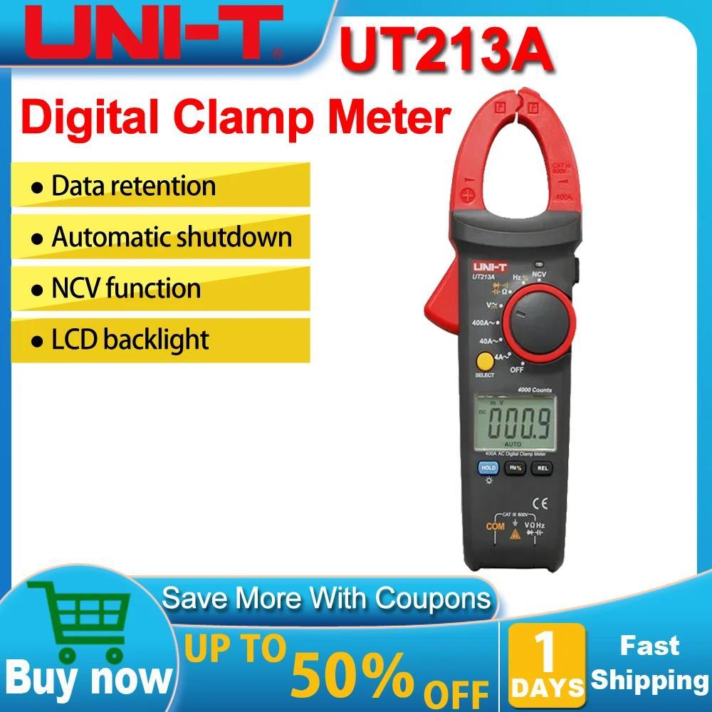 UNI-T UT213A 400A Alicate Amperímetro Digital Tensão Resistência ...