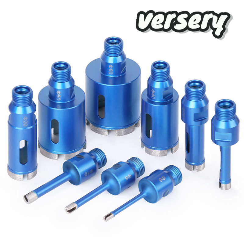Versery 6-60mm 1/2'Gás E Rosca M14 Diamante Núcleo Molhado Broca Buraco ...