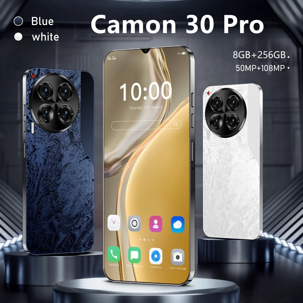 Novo Produto Camon 30 Pro 4G/5G Smartphone 6.7 Polegadas Tela Ultra Clara Memória 8GB RAM ...