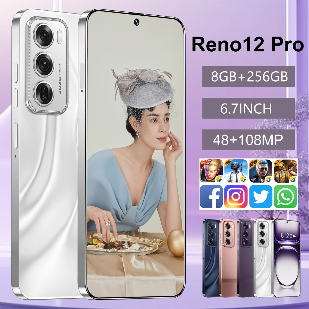 Reno12 Pro 4G/5G Smartphone 6.7 Polegadas Tela Cheia Memória Do ...