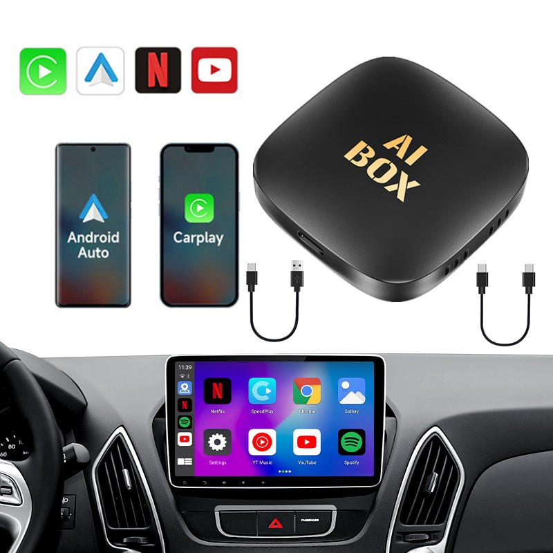 Adaptador Automático Sem Fio Carplay Android Para Apple Factory Car Com Caixa Ai Vídeo Youtube ...