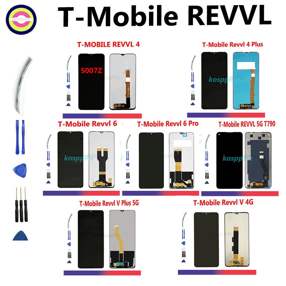 Para T-Mobile Revvl 6 Pro 5G LCD TMAF035G Display Digitador Da Tela ...