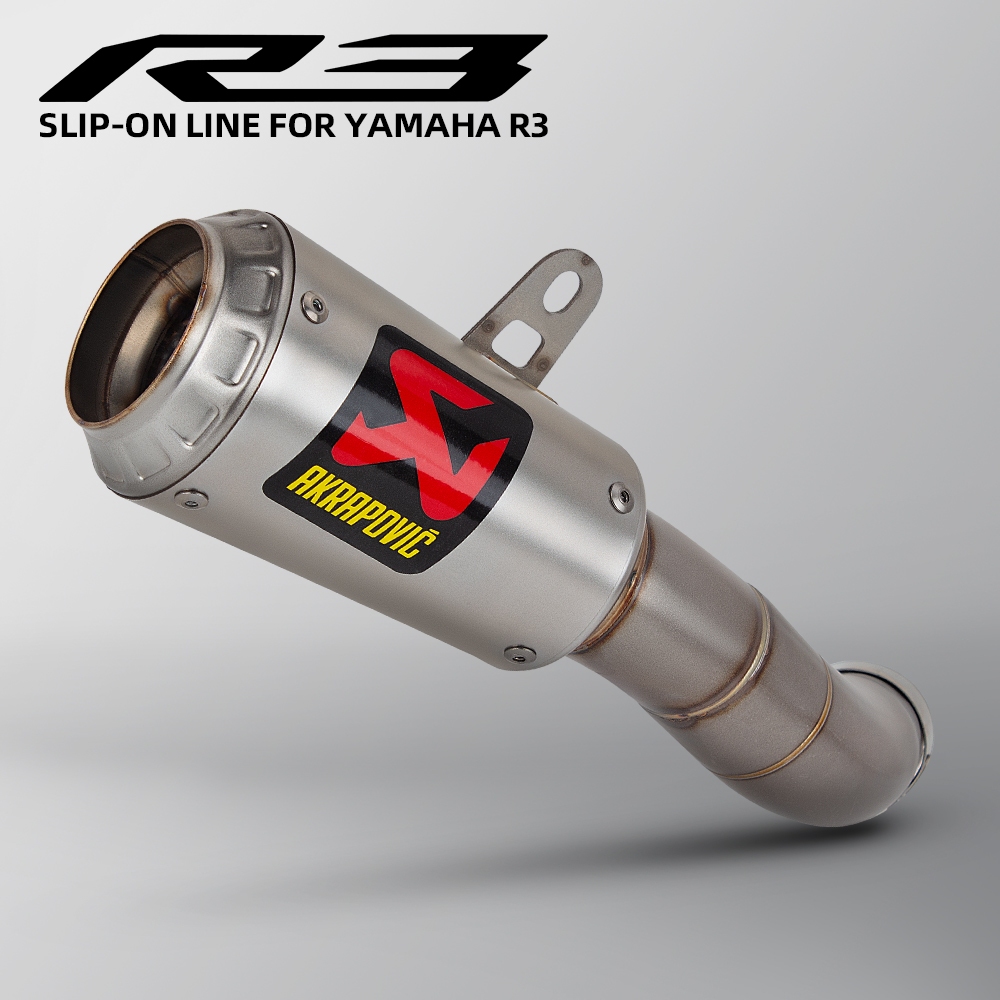 Linha De Escape Akrapovic EVO GP Deslizante Na (SS) Para Escapamento ...