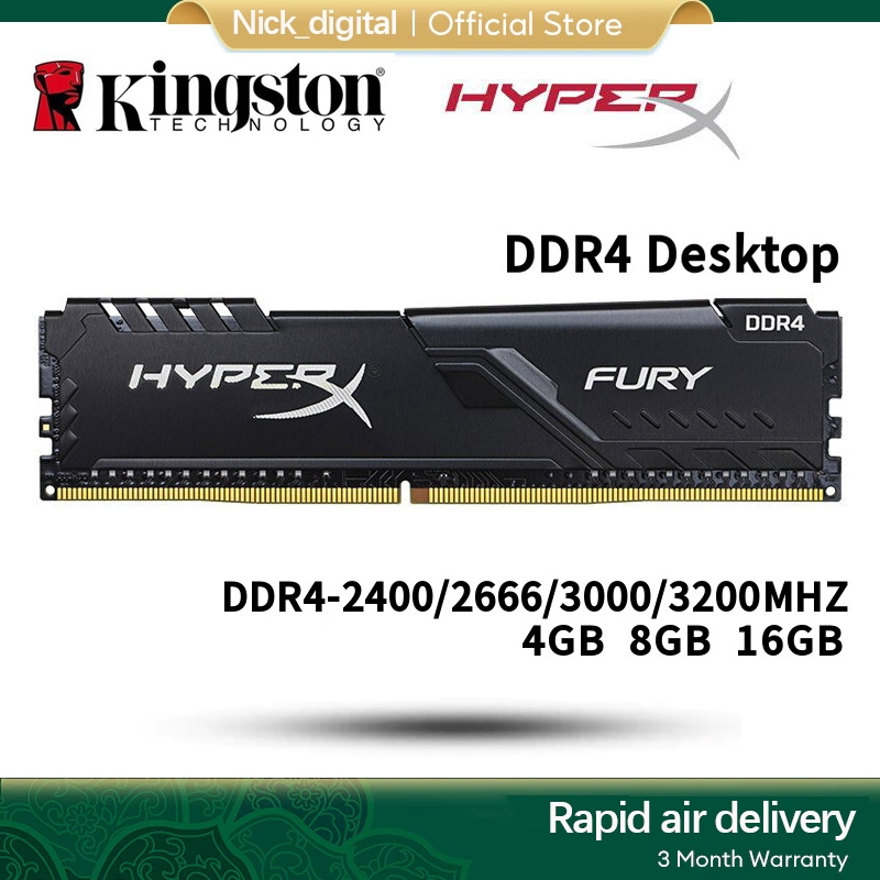 Kingston HyperX FURY ddr4 8GB 4GB Desktop16GB 3200MHz 2666MHz 2400MHz 2133MHz PC4 Memória RAM ...