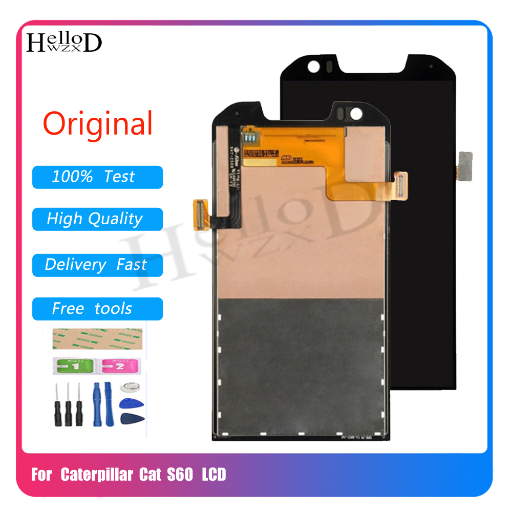 Original Para Caterpillar Cat S60 S61 S62 S62 Pro S75 Display LCD Tela De Toque Digitador ...