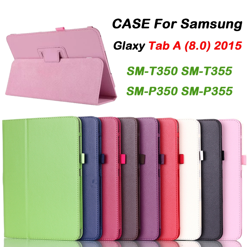 Para Samsung Galaxy Tab A SM-T350 T355 8.0 Polegada 2015 Cor Sólida ...