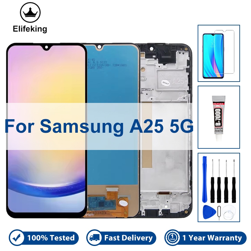 LCD De Alta Qualidade Para Samsung Galaxy A25 5G A256 Display Montagem ...