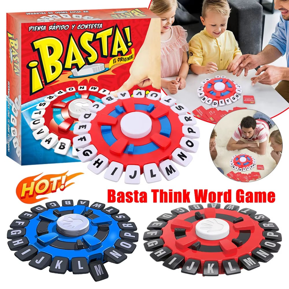 Tapple Jogo De Tabuleiro Basta Think Word Game Fast-Paced Família O ...