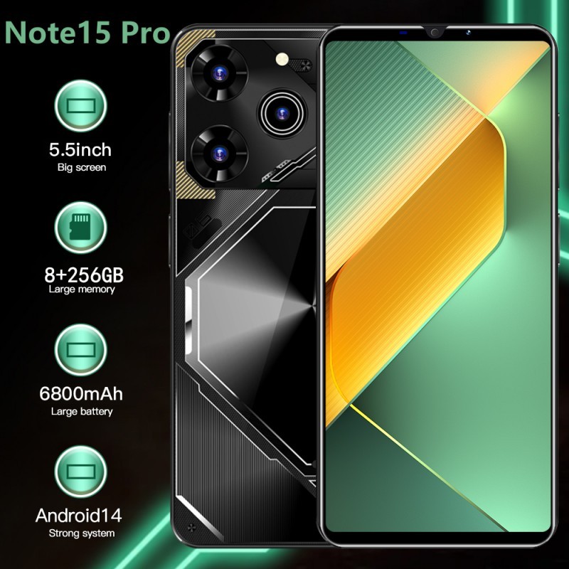 Celular Note15 Pro 5.5Polegadas Android Smartphone 8GB+256GB Telefone | Shopee Brasil