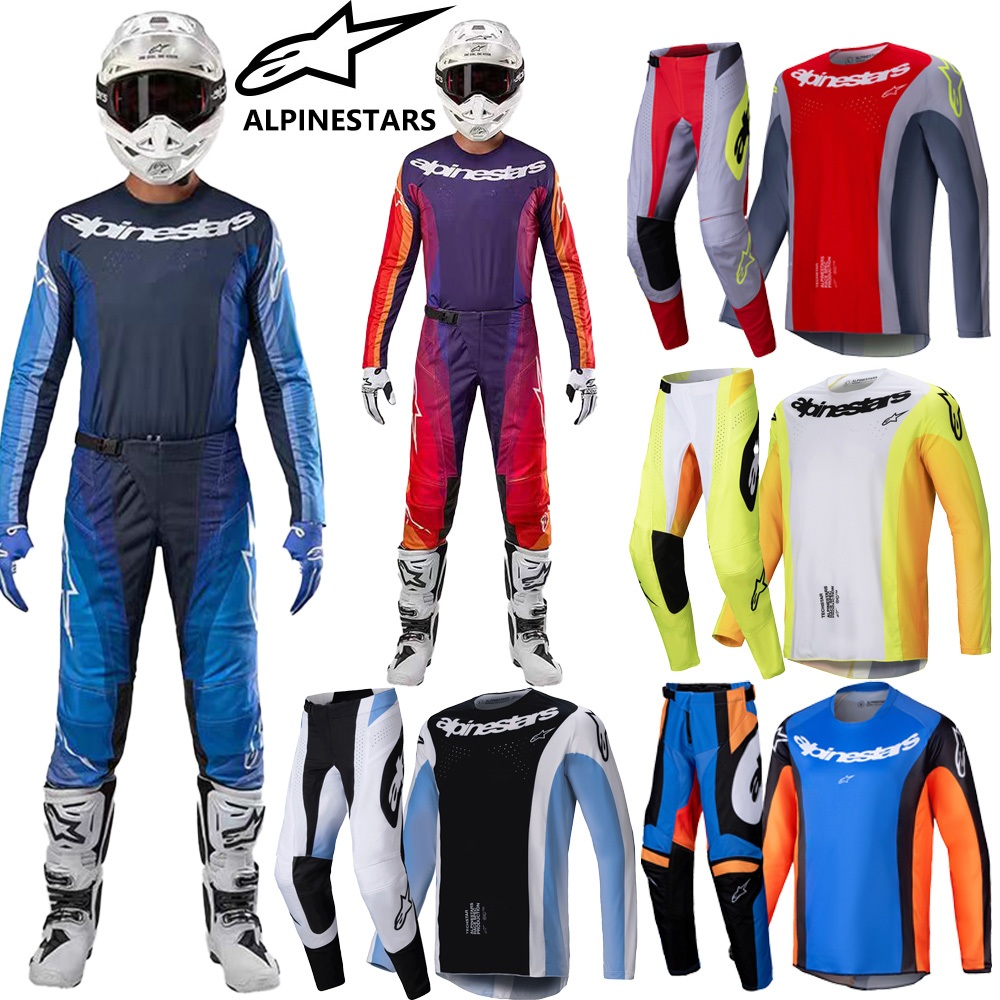 ALPINESTARS 2025 RACER MELT ORANGE/BLUE GEAR Set Conjunto De ...