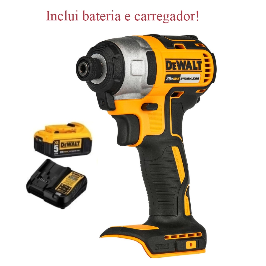 Dewalt Dcf7871b B3 Chave De Fenda De Impacto Da Bateria 20v 1 4 6 3mm