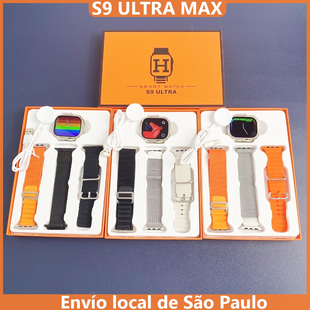 2025 S9 Ultra Smart Watch TWS Fone De Ouvido Dois Em Um Smartwatch 2.2 Polegadas PK 8 Series ...