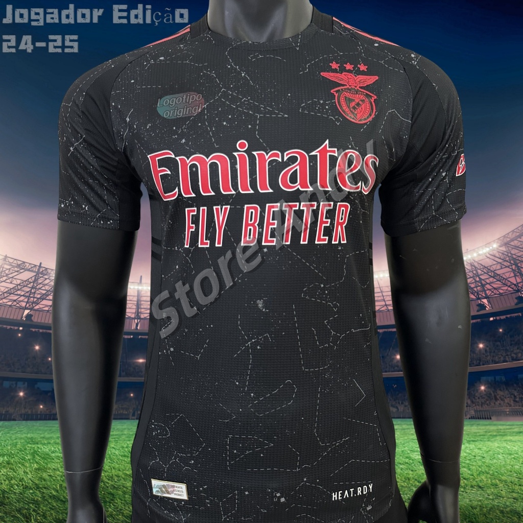 Benfica Jersey Away Match Team Original Personalizado Impresso Número ...