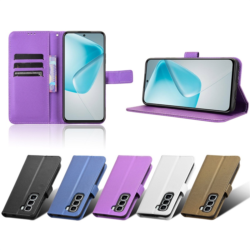 Capa Flip Para Itel RS4 S18 S23 Plus S24 S667LN P40 P55 Nfc P55T P65 ...