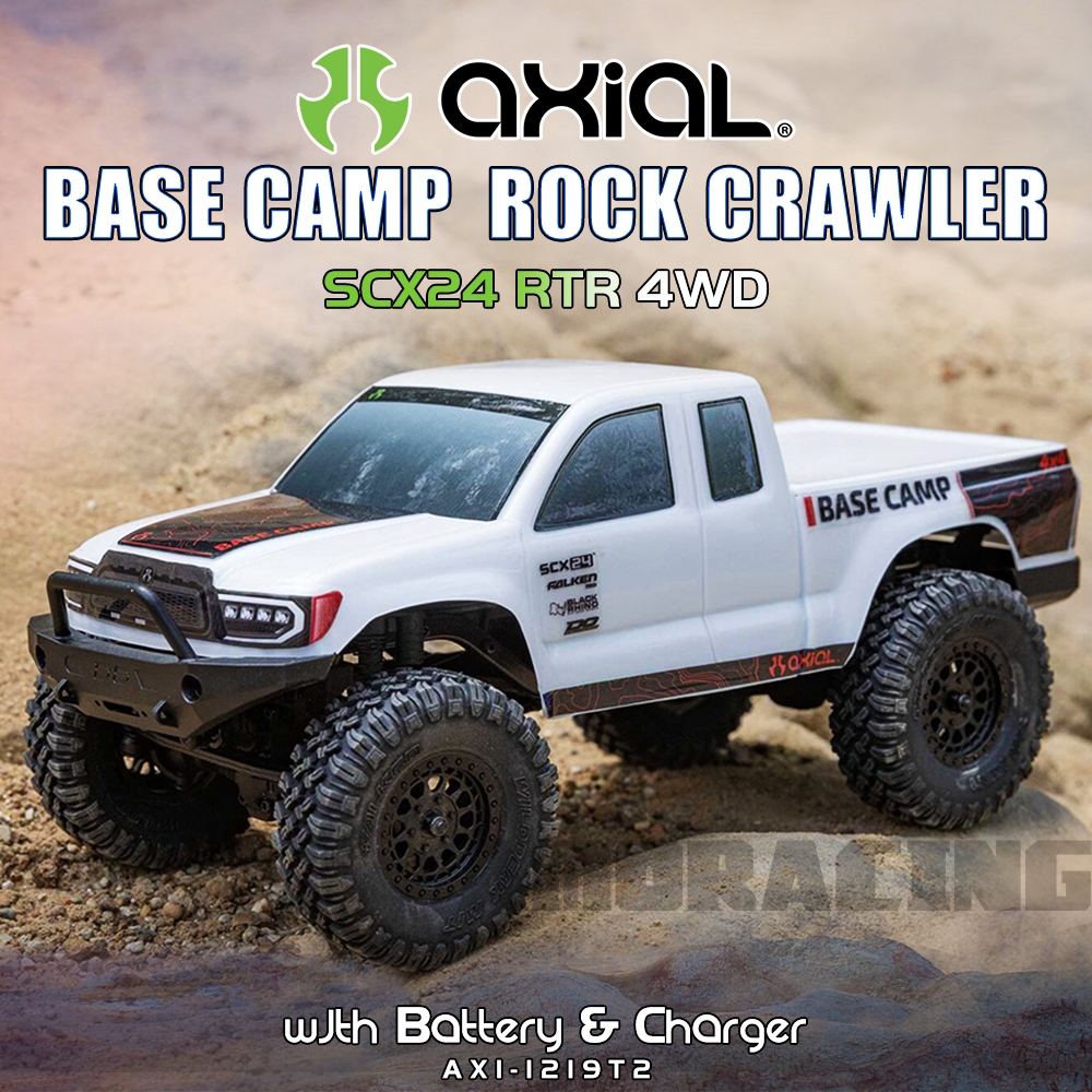 AXIAL SCX24 Base Camp Rock Crawler RTR 4WD 1/24 RC Modelo De Controle ...