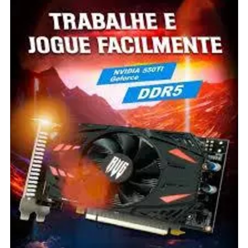 Placa gráfica Nvidia Geforce Gtx 550ti 8 GB e 16 DDR5 de 128 bits ...