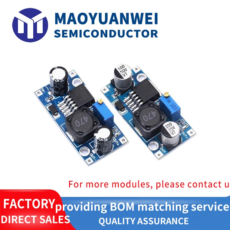 10pcs DC-DC Buck Power Module 3A Módulo Buck ajustável LM2596 Regulador de tensão 24V a 12V 5V ...