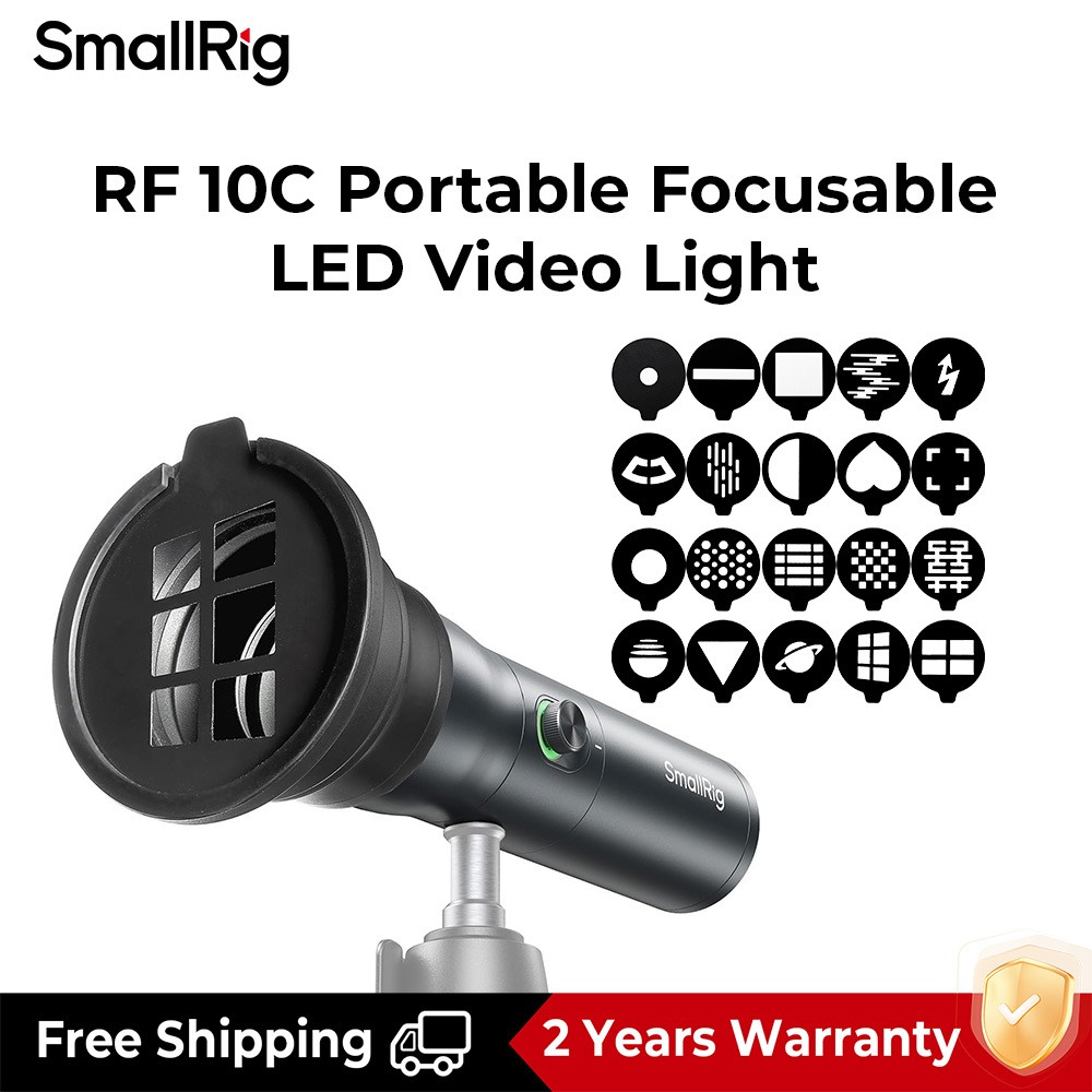 SmallRig RF 10C Mini Spotlight Luz De Vídeo LED Focalizável Portátil ...