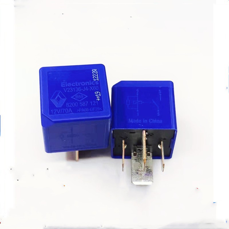 Relé V23136-J4-X60 12V70A Relé de carro grande e largo de 4 pinos ...