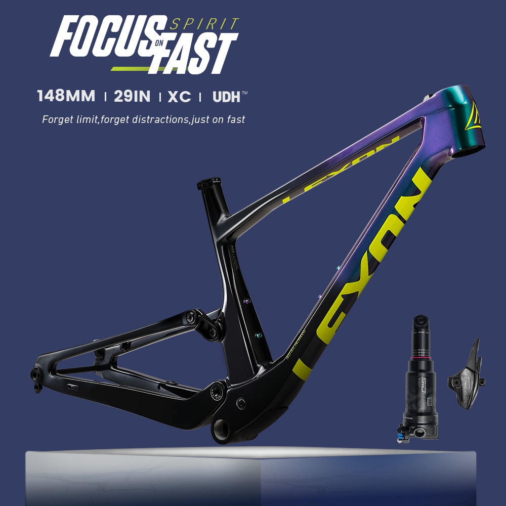 2024 Lexon Novo 29 MTB Quadro de carbono com suspensão total Boost ...