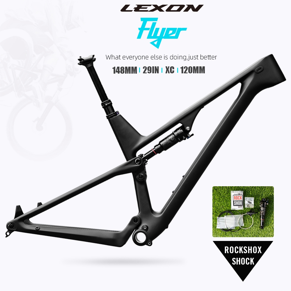 2024 lexon 29er suspensão total de carbono mtb quadro mountain bike ...