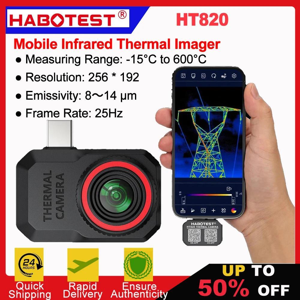 HABOTEST HT820 Android Tipo-C Termovisor De Grau Industrial Móvel ... HABOTEST HT820 Android Tipo-C Termovisor De Grau Industrial Móvel ...