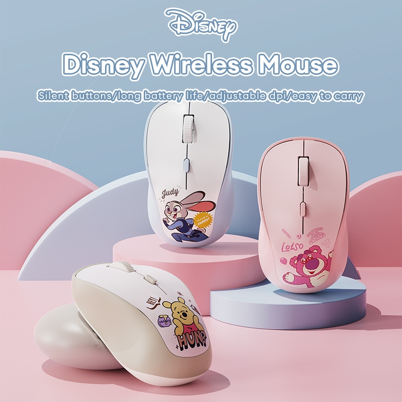 Disney QS-MS07 Mouse Sem Fio Conexão Estável À Prova De Suor Sensação ...