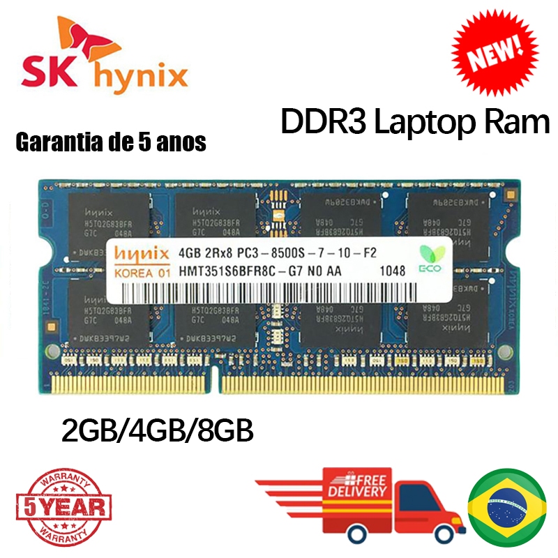 SK hynix 4GB 8GB 16GB RAM DDR4 2133Mhz 2400Mhz 2666Mhz 3200Mhz Memória Notebook 260Pin PC4-17000 ...