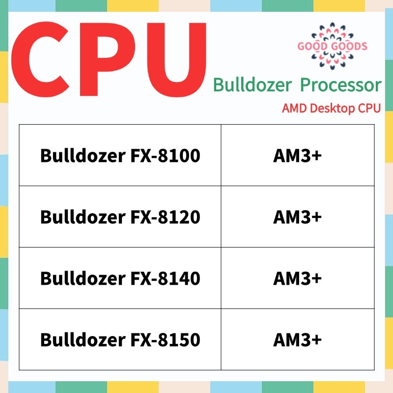 FX-8100-8120-8140-8150 AMD Bulldozer Processador Desktop CPU AM3 ...