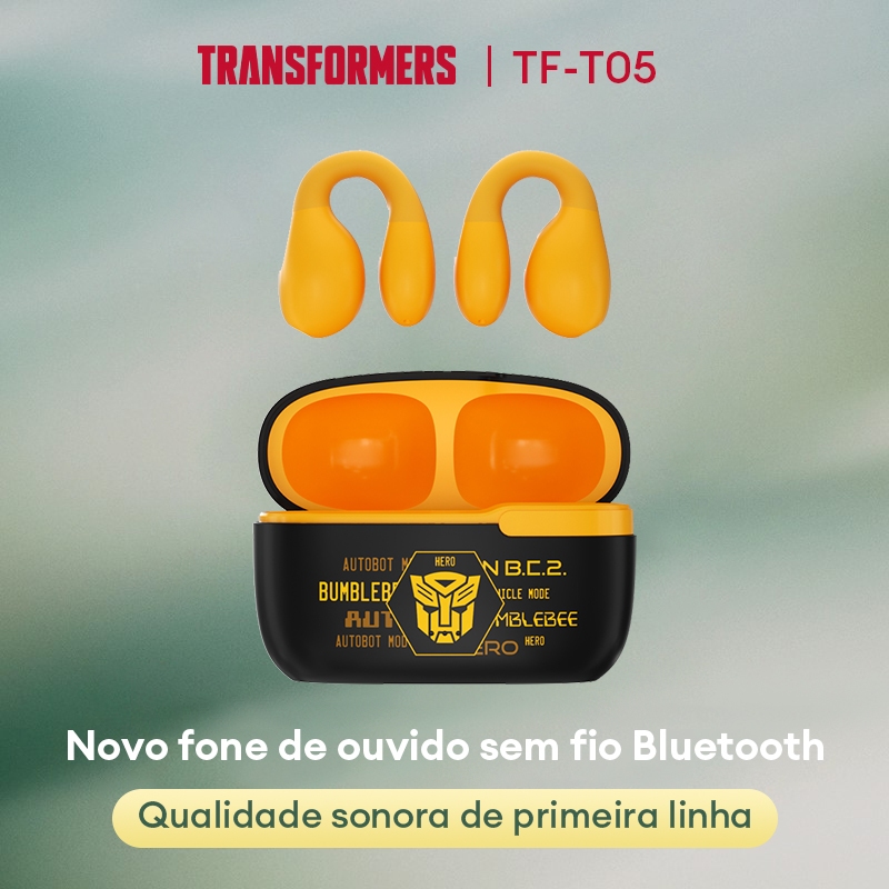 Transformers TF-T05 Fone de ouvido Bluetooth Não é fácil de cair ...