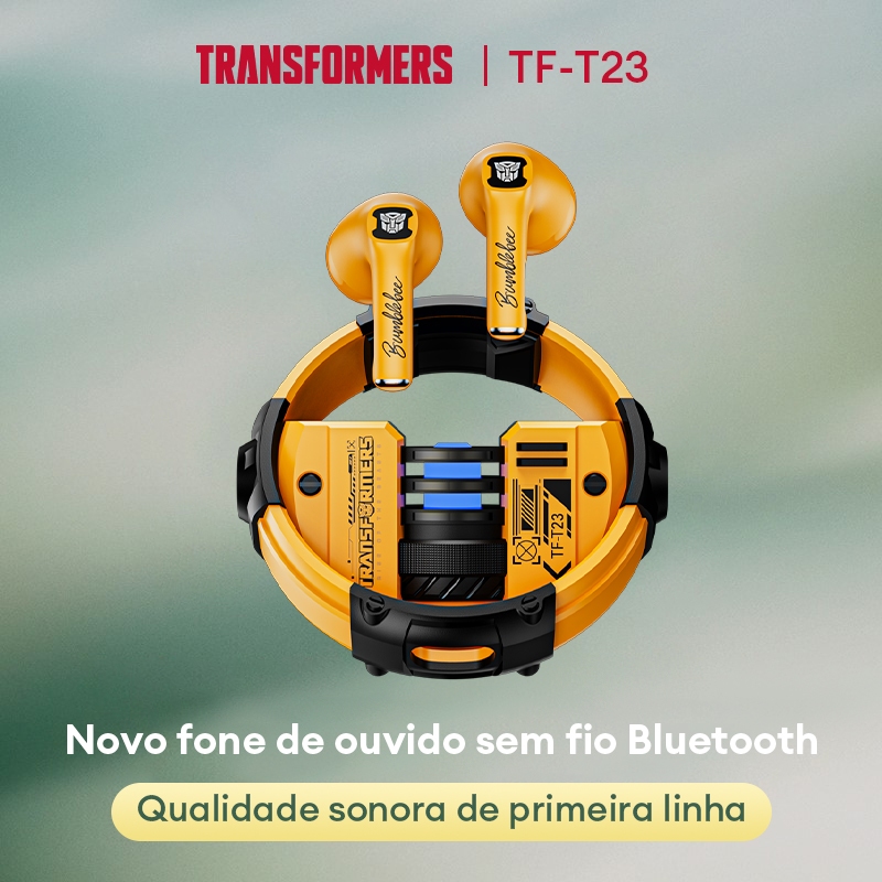Transformers TF-T23 Fones De Ouvido Bluetooth Sem Fio Jogos sem ...