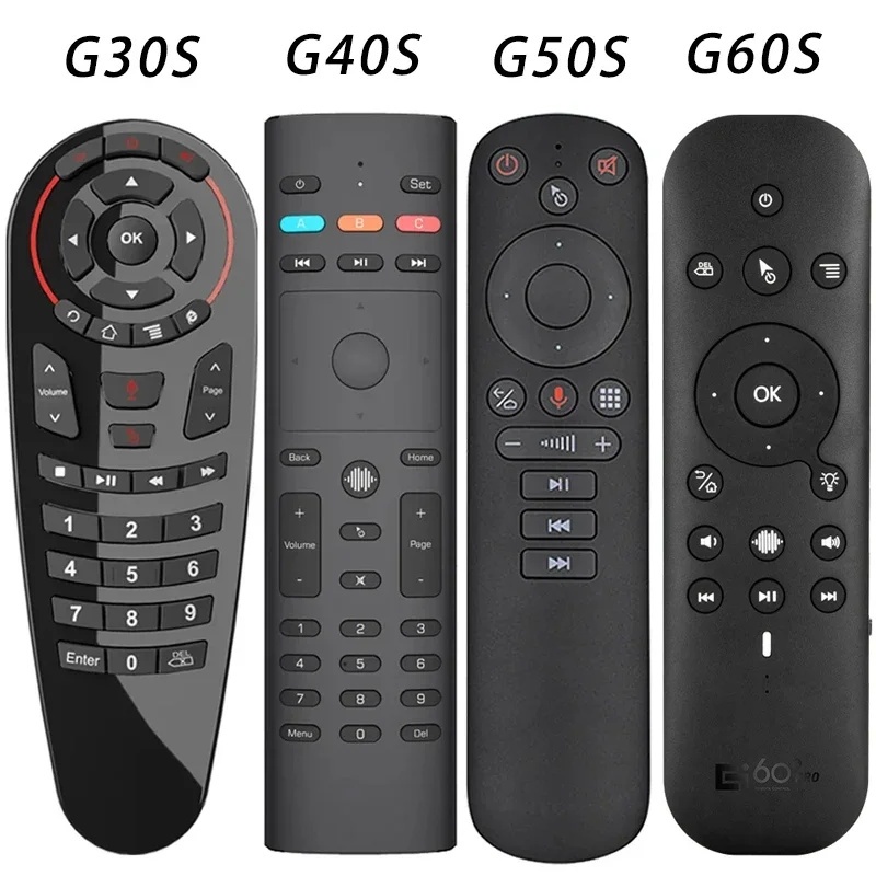 G60S/G50S/G40S/G30S Voz Controle Remoto Giroscópio G10S PRO BT G20S 5.0 ...