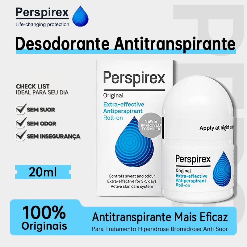 Perspirex Original Ultra-Eficaz Antitranspirante e Desodorante Roll On ...