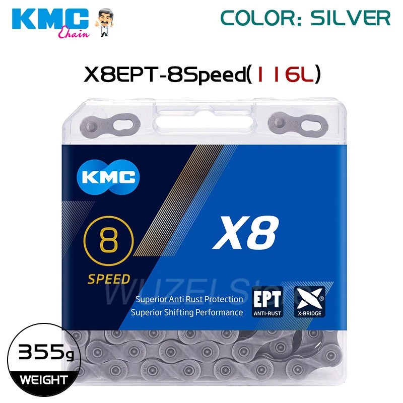 Corrente De Bicicleta Antiferrugem KMC X8/X9EPT/X10EPT/X11EPTMTB De ...