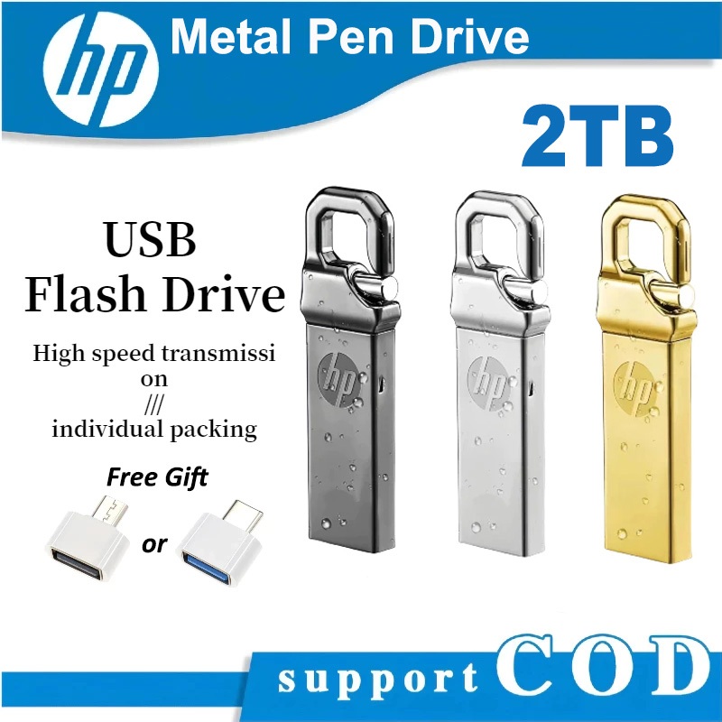 Pen Drive Original HP 2TB USB3.0 À Prova D'água E De Poeira De Alta ...