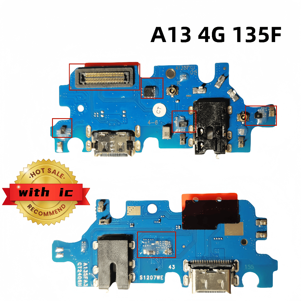 Conector De Placa De Carga Sam A13 A135 4G Turbo Transporte Rápido ...