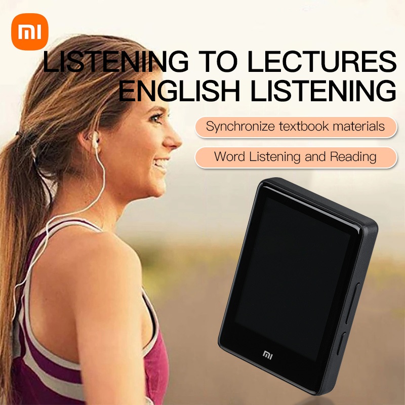 XIAOMI S18 Mini MP4 Player Bluetooth 2.4 Polegada Tela De Toque Música ...