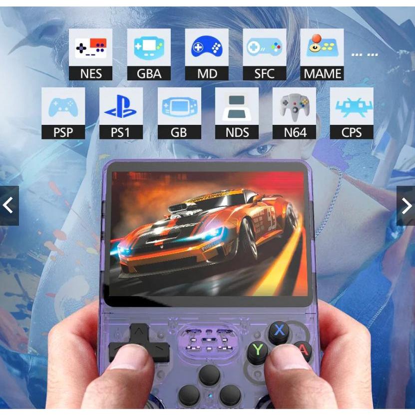 Novo Console de jogos portátil R36S + 15.000 jogos de vídeo 64g Linux ...