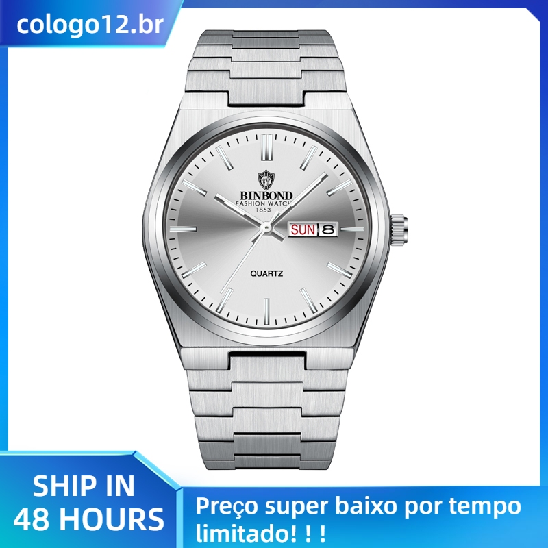 Poedagar Swiss Novo Relógio Suíço Ultra Fino De Quartzo Luminoso Para ...