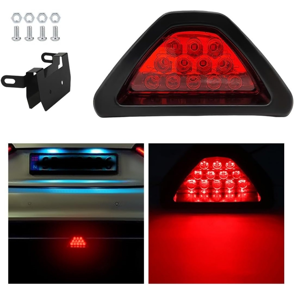 Brake Light Triangular modelo Formula terceira Luz Freio Universal Anti ...