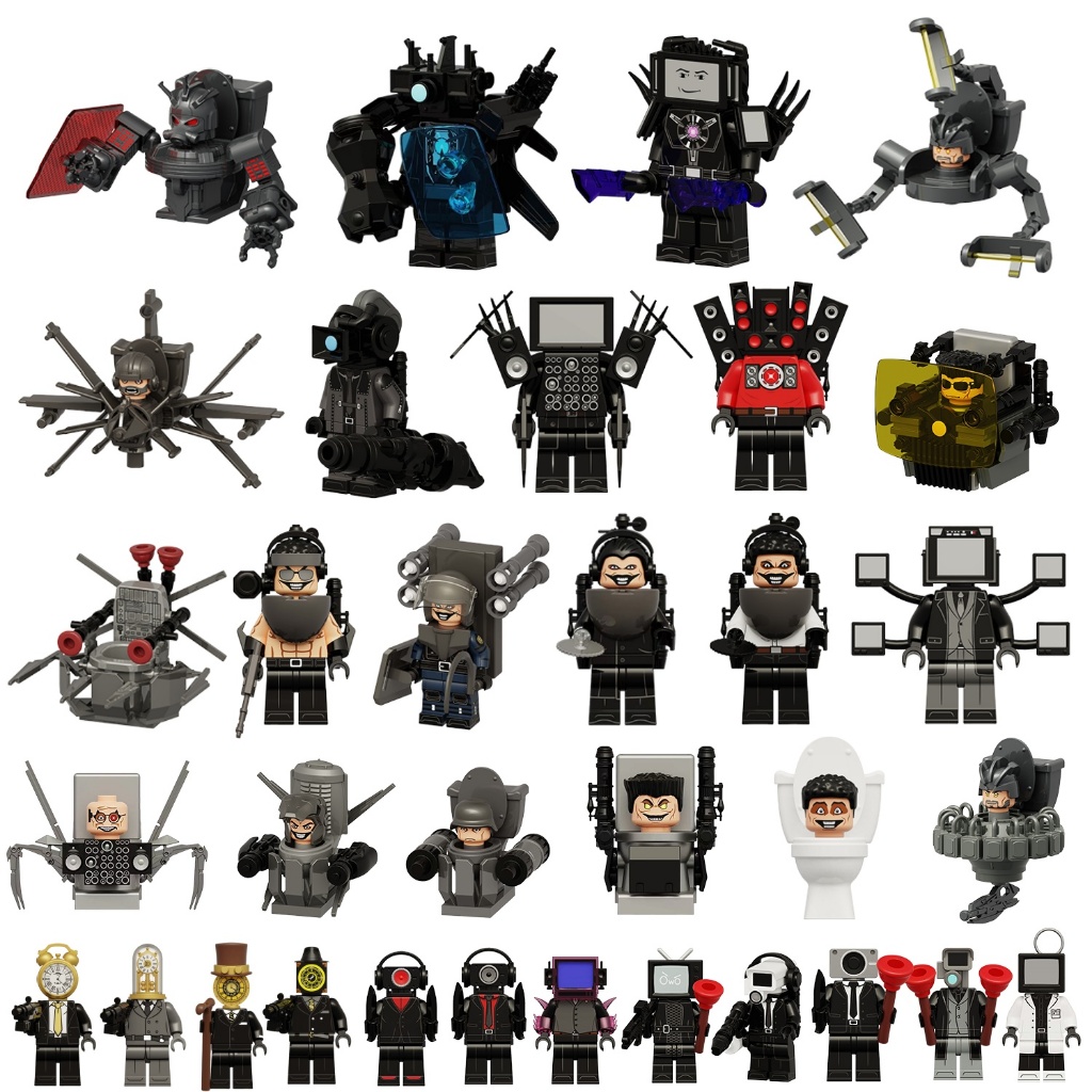 Skibidi Toilet Action Figure UFO Toilet Man Suspended Toilet Man Big TV ...