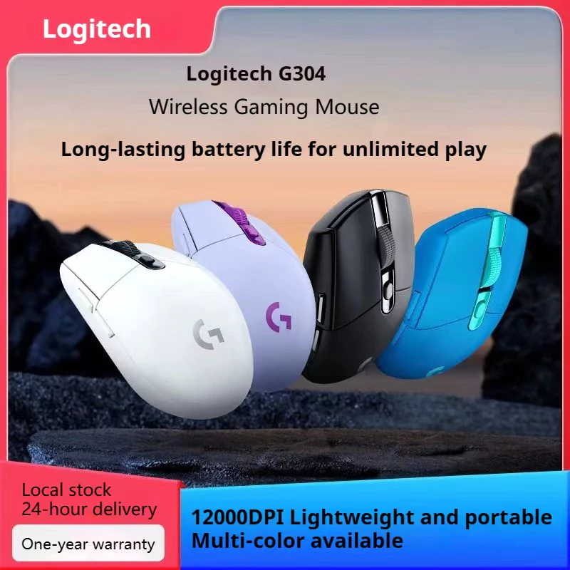 Mouse Para Jogos Logitech G304 Original Lightspeed Sensor Sem Fio 12K DPI-Garantia | Shopee Brasil