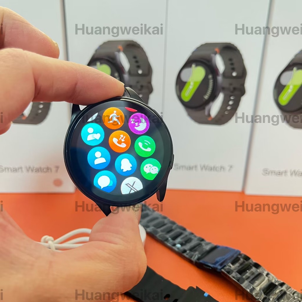 Smartwatch Galaxy WATCH Active 2 Tela De Toque Completa Tf7 Pro Relógio ...