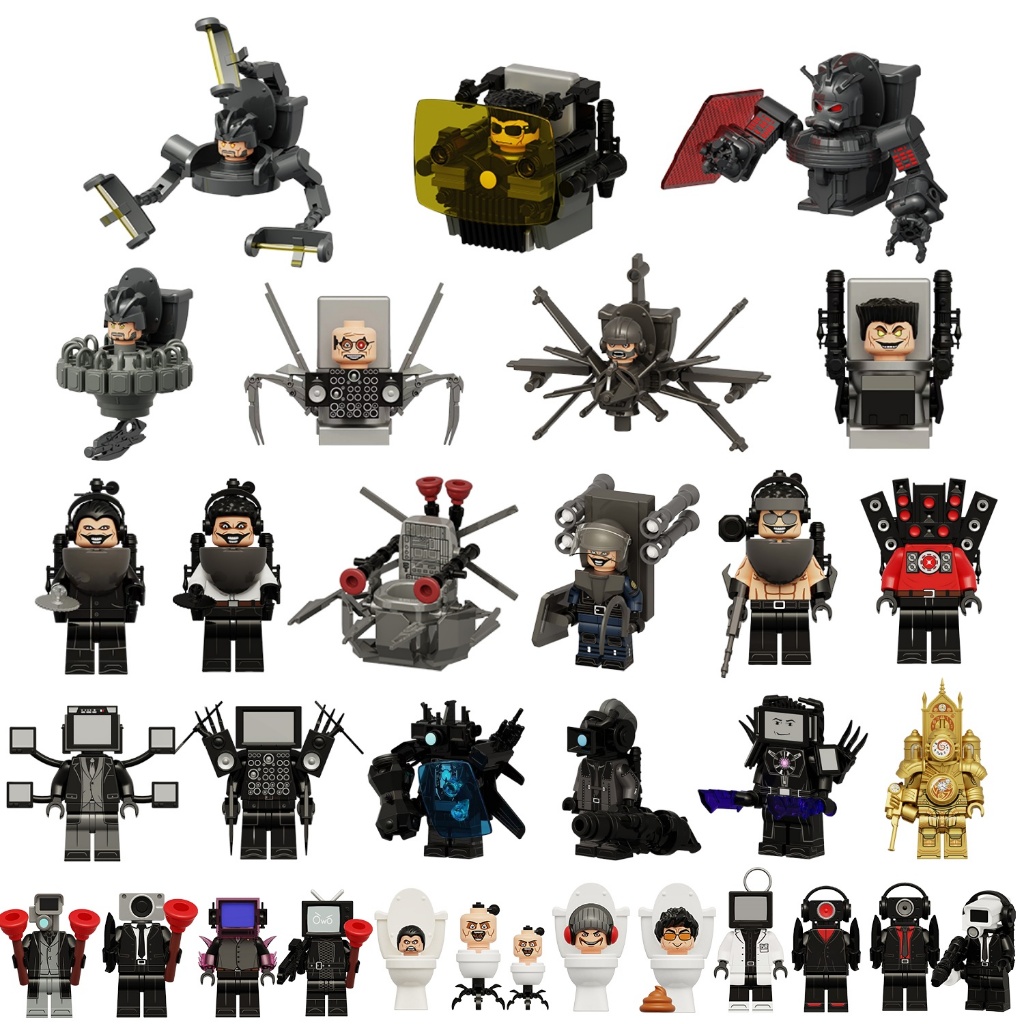 Skibidi Toilet Action Figure Suspended Toilet Man Gman UFO Toilet Man ...