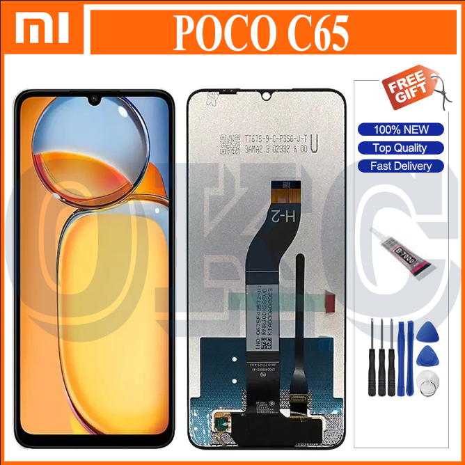 Original Para Xiaomi MI Poco C65 C61 C40 LCD Com Moldura Display ...