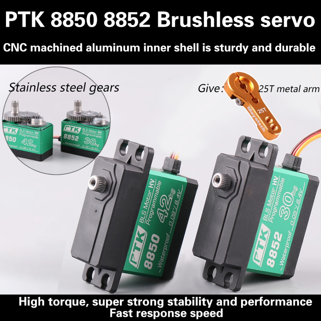 PTK 8850 8852 30kg 42kg Modelo De Carro De Alto Torque Aeronave De Asa ...