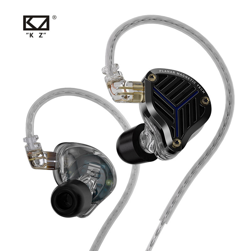 KZ PRX Fones De Ouvido Intra-Auriculares Com Fio Planar Driver Música HiFi Bass Monitor ...